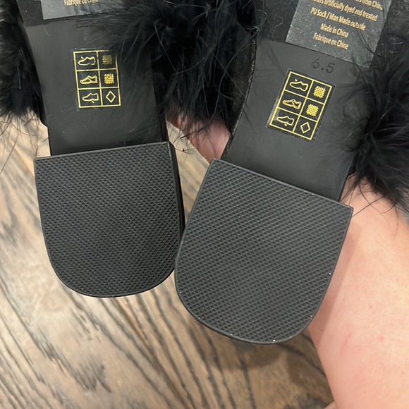 Jeffrey Campbell | Shoes | Jeffrey Campbell Feather Slide Sandal | Poshmark